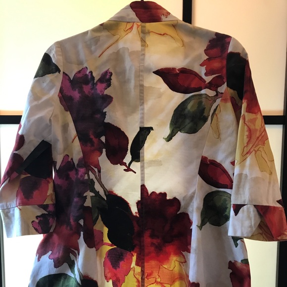 Treadle | Jackets & Coats | Floral Trench | Poshmark